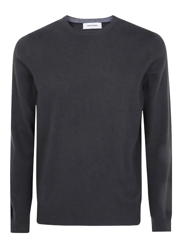 GRAN SASSO Crewneck Knitted Jumper - Brown