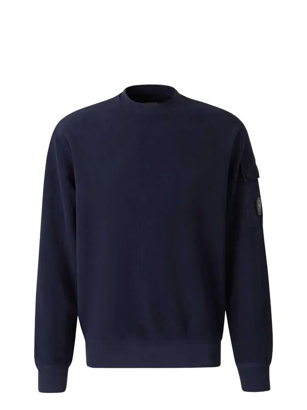 C.P. COMPANY Lens-detail Sweatshirt - Navy Blue