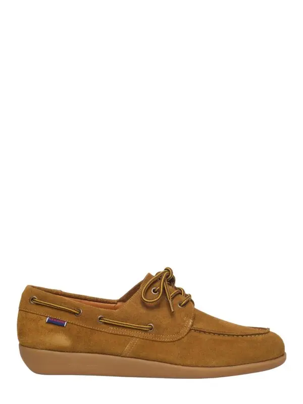 SEBAGO Gary Jobson Suede Moccasins - Brown Cathay