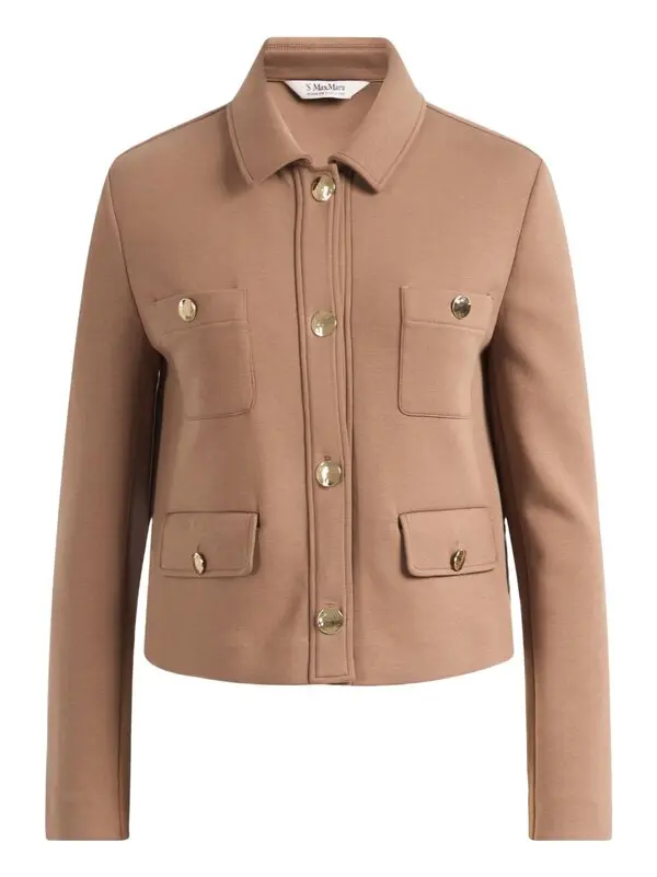 Max Mara Sabato Button-up Jacket - Camel