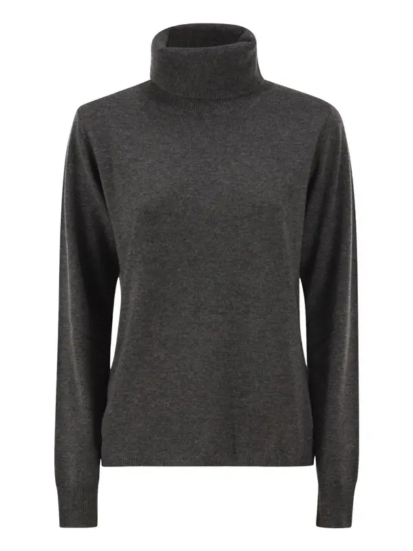Max Mara Msteducata Roll Neck Knitted Sweater - Black