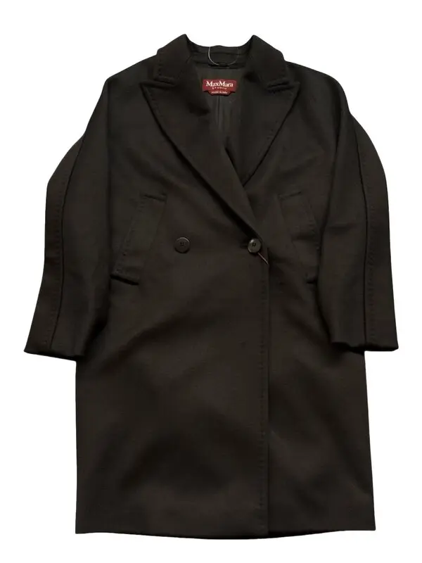 Max Mara Mastro Double-breasted Coat - Black