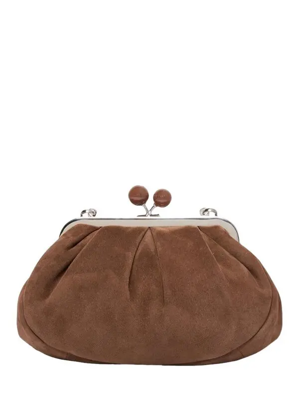 Max Mara Pasticcino Small Clutch Bag - Chocolate-colored
