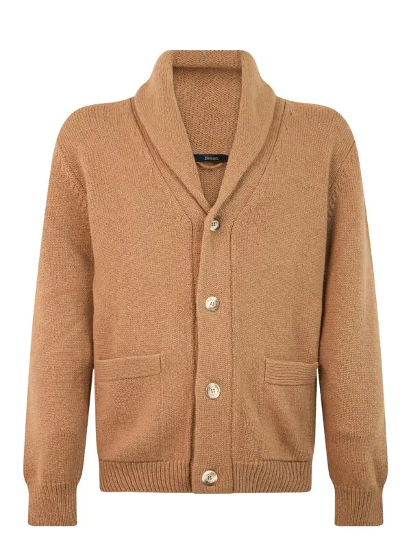Herno Button-up Knit Top - Brown