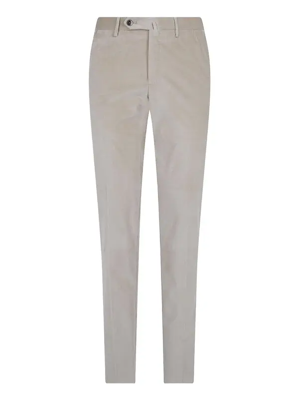 PT TORINO Tailored Trousers With Belt Loops - Nude