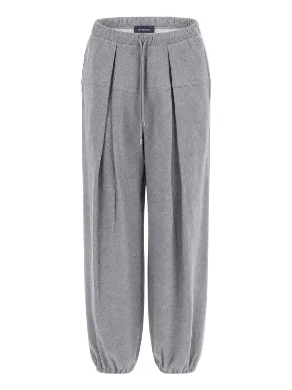 Sportmax Candore Drawstring Trousers - Light Gray