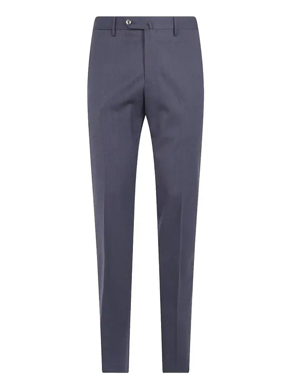 PT TORINO Tailored Trousers With Belt Loops - Gray