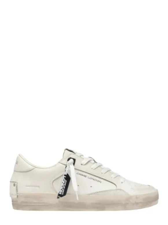 CRIME LONDON Sk8 Deluxe All Low-top Sneakers - White