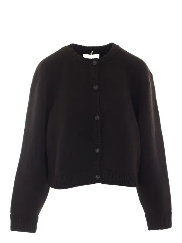 LISA YANG Button-front Cardigan - Brown