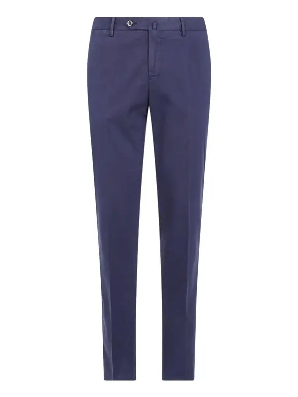 PT TORINO Casual Trousers With Belt Loops - Blue