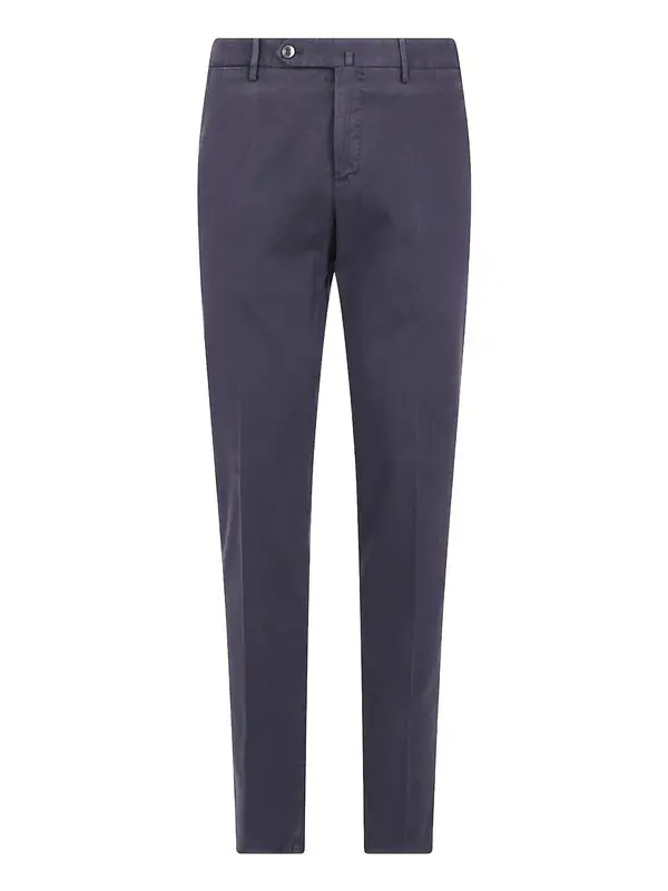 PT TORINO Casual Trousers With Belt Loops - Black