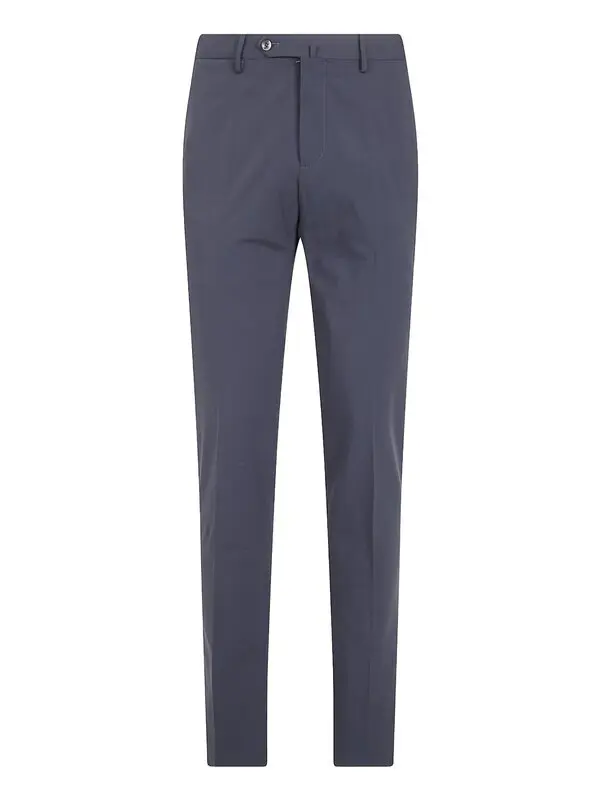 PT TORINO Tailored Trousers With Belt Loops - Gray