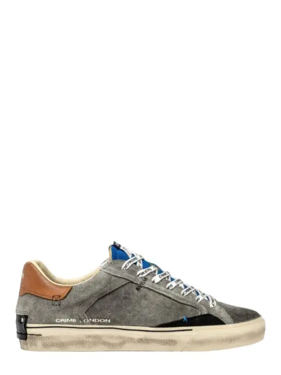 CRIME LONDON Deconstructed Blue Chill Sneakers - Grey