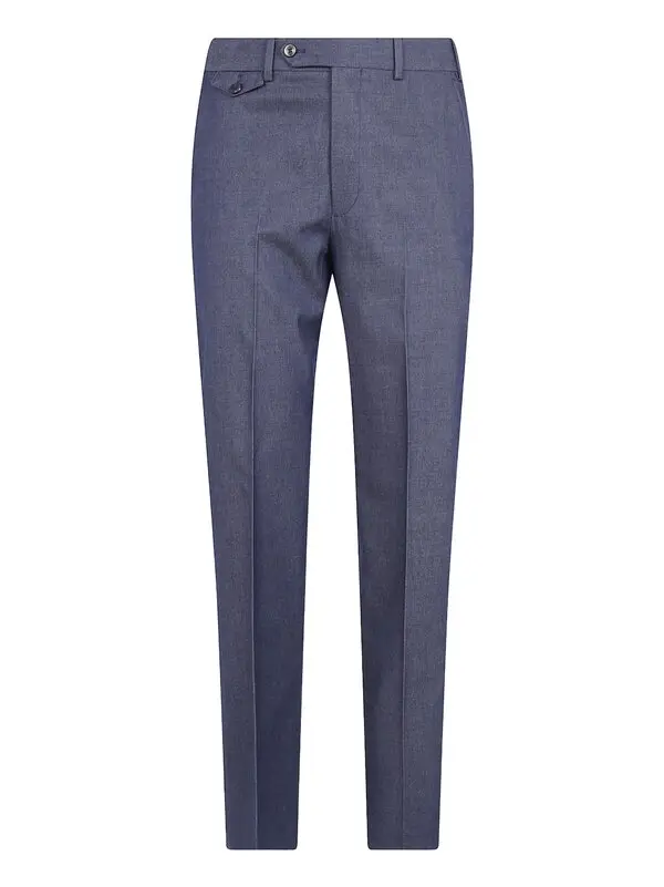 PT TORINO Casual Trousers With Belt Loops - Blue