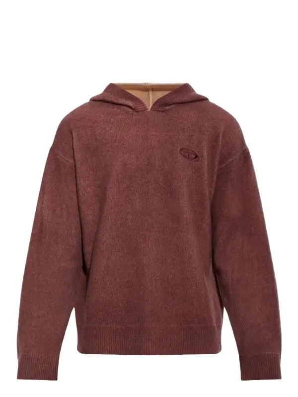 DIESEL® Long-sleeved Sweater - Red