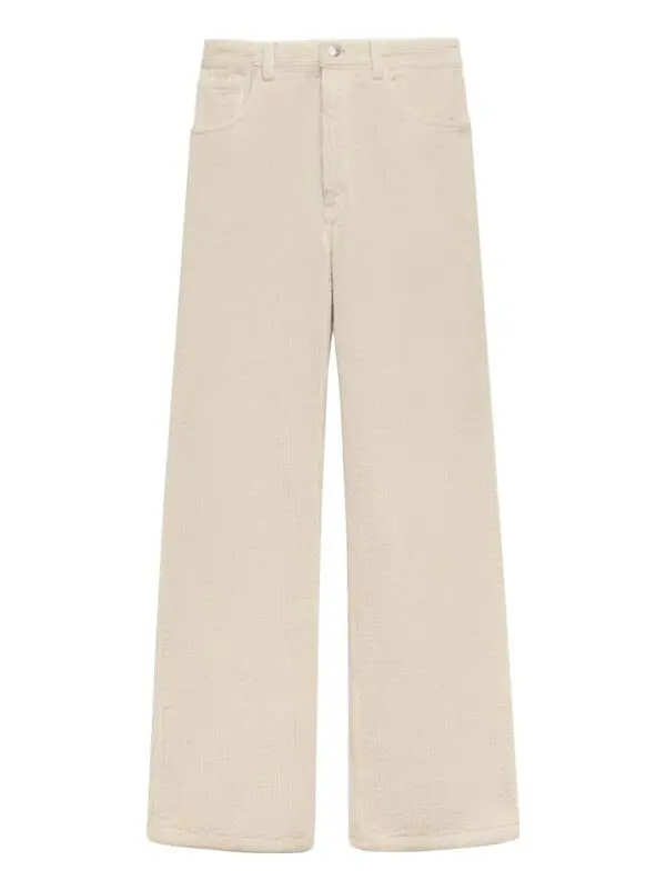 Marni Corduroy Straight-leg Trousers - Beige