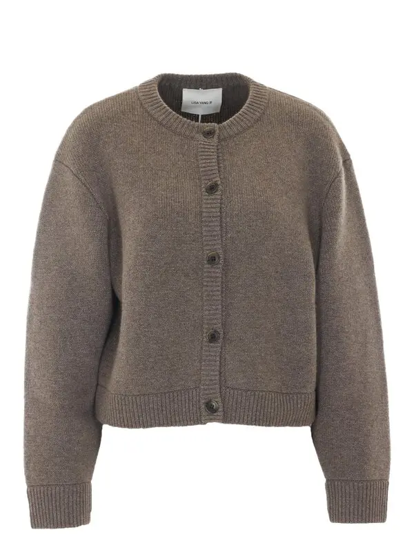 LISA YANG Button-front Cardigan - Light Brown