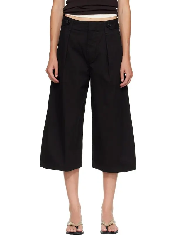Citizens Of Humanity Cocoon Pleated Trousers - Black