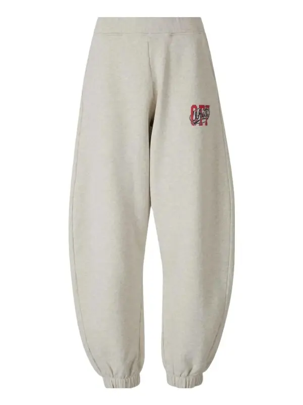 Off-White Logo-print Jersey Track Pants - Grey