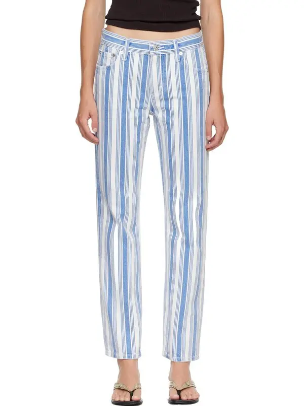 Citizens Of Humanity Anissa Striped Jeans - Blue-white