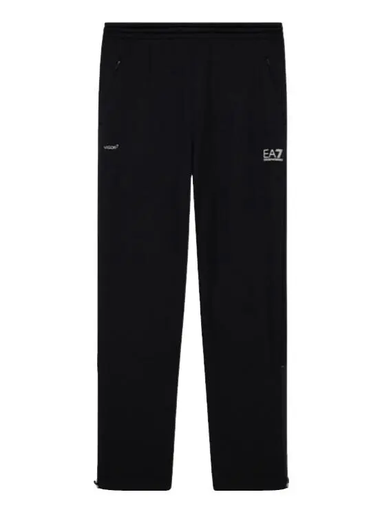 EA7 Slim-fit Pants Vigor 7 In Technical Jersey - Black