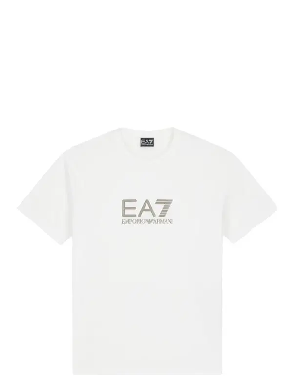 EA7 Short-sleeve Crew-neck Sports T-shirt - White