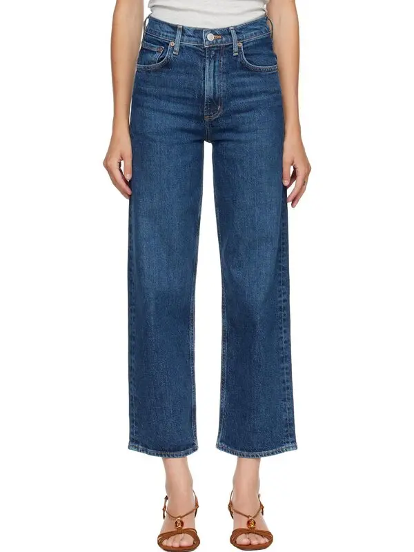 AGOLDE Ren Jeans Wide Straight Leg - Blue