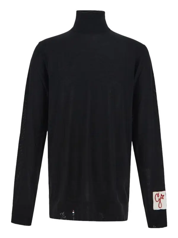 GOLDEN GOOSE Roll-neck Knit Jumper - Black