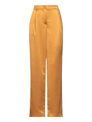 TWINSET Wide-leg Satin Pants - Yellow