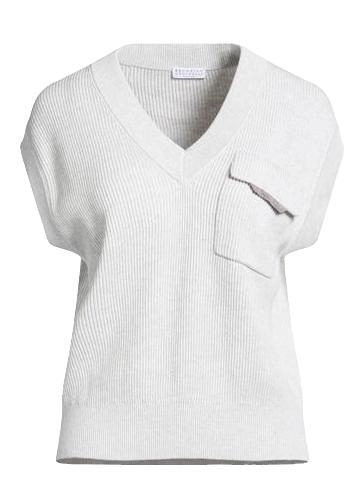 Brunello Cucinelli Sweater Size Cotton - Grey