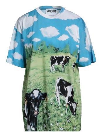 Moschino T-shirt Sky Cotton - Blue