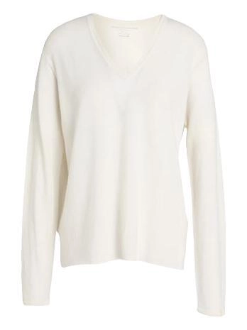 Majestic Filatures Sweater Ivory Size Cashmere - White