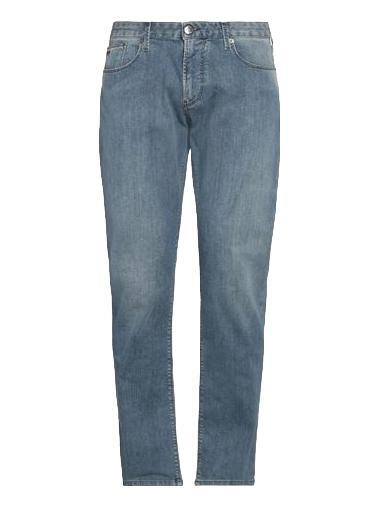 Emporio Armani Tapered Cropped Jeans - Blue