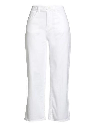 Fedeli Cotton, Cashmere, Elastane Wide-leg Cropped Pants - White