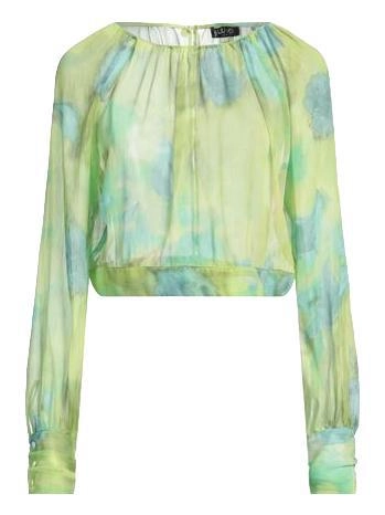 Liu Jo Multicolor Crewneck Long Sleeve Top - Green