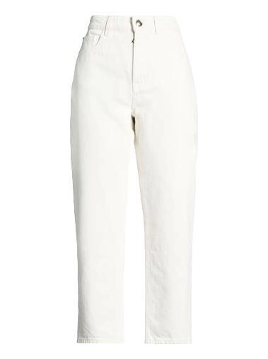 MOORER Cotton Denim Jeans - White