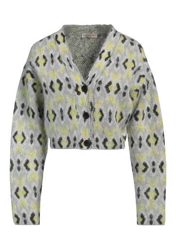 Emilio Pucci Cardigan Size Mohair Wool, Polyamide, Wool - Grey