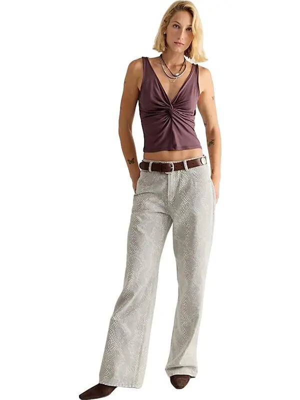 Rolla's Kate Baggy Printed Jeans - Python