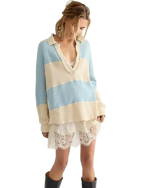 Free People Fp One Rainn Thermal - Sky Combo
