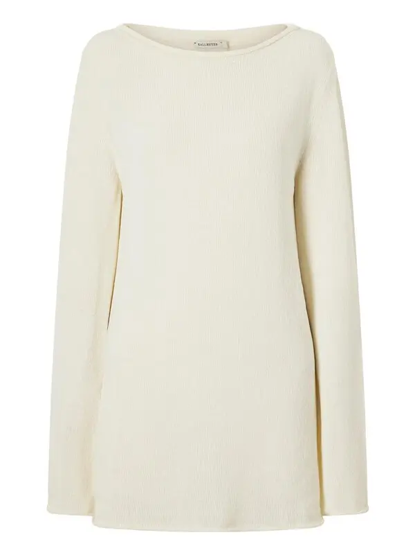 KALLMEYER Yasmin Cotton-blend Sweater - Neutrals
