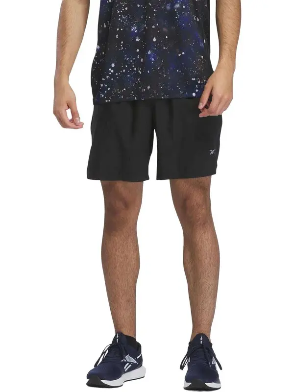 REEBOK Running Shorts With 7" Inseam - Black