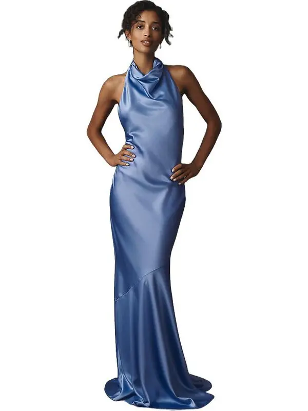 Retrofete Idonie Maxi Dress - Blue