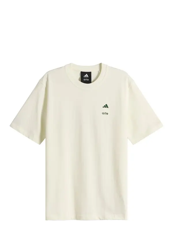 Adidas X Arte T-shirt - Off White/amazon Green