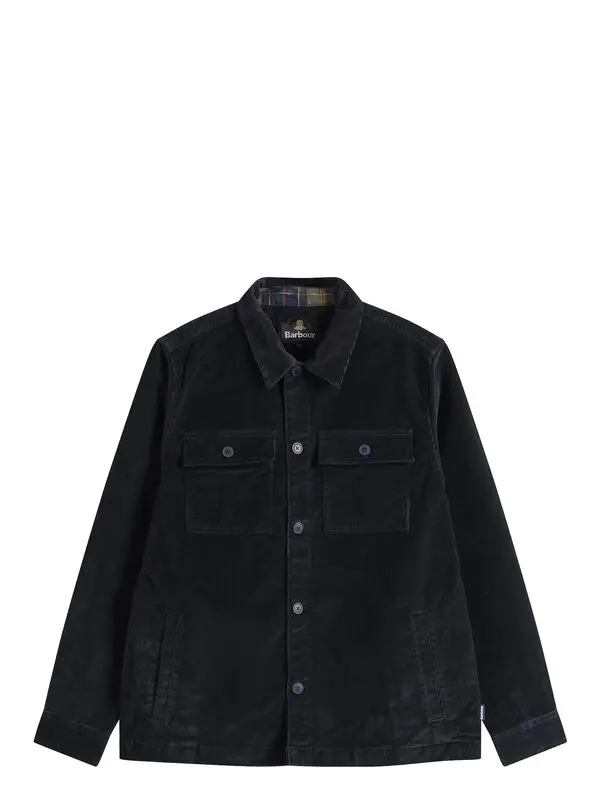 Barbour Cord Overshirt - Navy