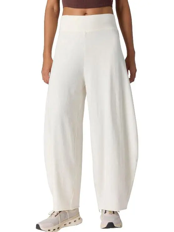 Free People Hot Shot Barrel Leg Pants - Ivory