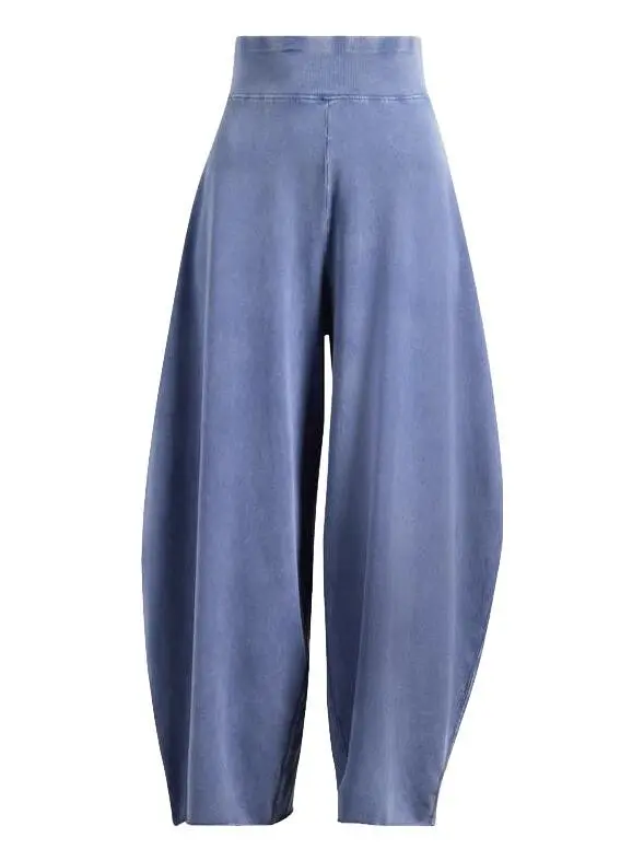Free People Hot Shot Barrel Leg Pants - True Navy