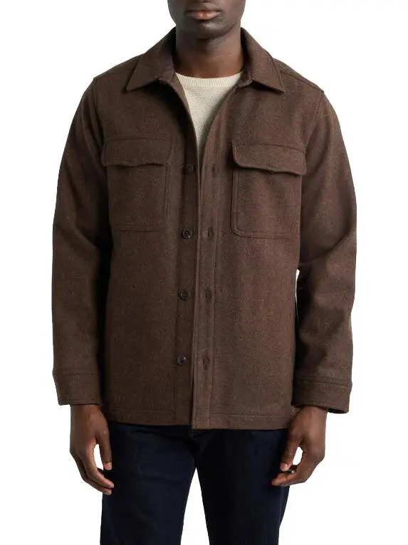 Pendleton Lawson Wool Coat - Brown Mix