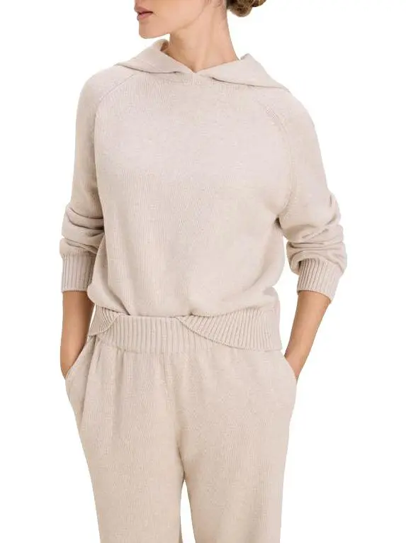 NZ BY NIC AND ZOE Cotton Sweater Hoodie - Oatmeal