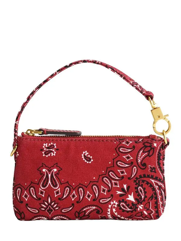 Madewell Bandana Mini Pouch - Barn Red