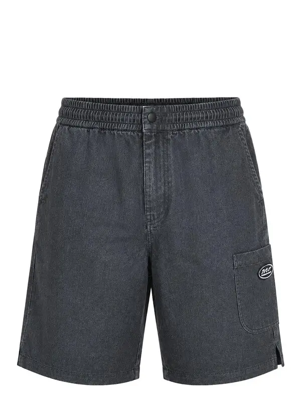 MYSIMPLICATED Workwear Denim Shorts - Grey